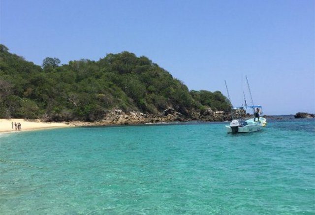 Playa Chachacual - Hermosa playa en Huatulco